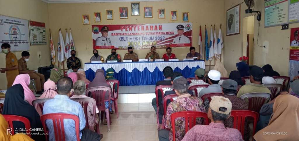 Dapat Bantuan Langsung Tunai (BLT DD) Tahun 2022, Warga Desa Agom ...