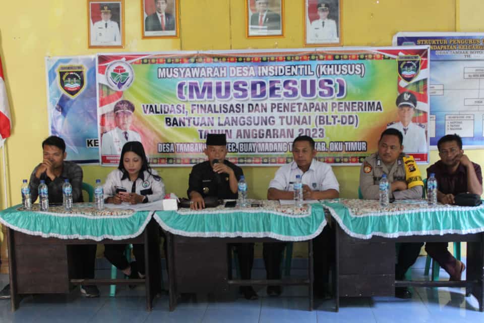 Pemdes Tambak Boyo Gelar Musdessus Terkait Validasi ,Finalisasi dan ...